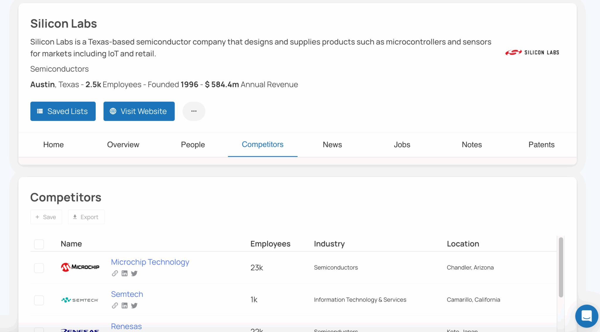 FirstIgnite - Company Matching